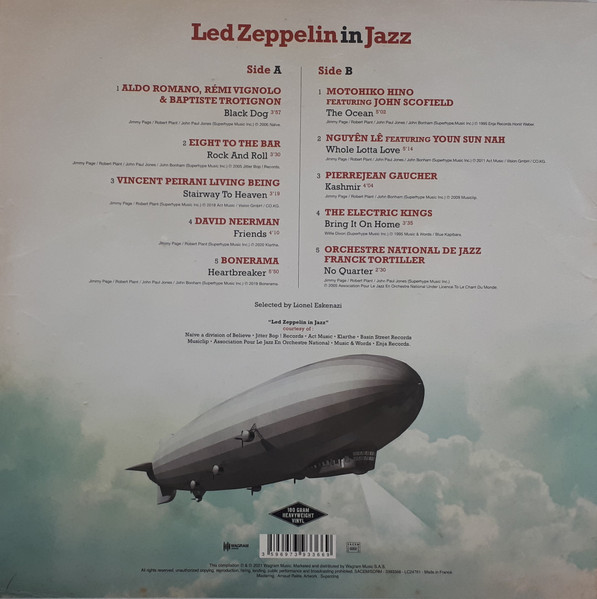 VARIOUS ARTISTS-LED ZEPPELIN IN JAZZ – Antishop Prodavnica Gramofonske ...